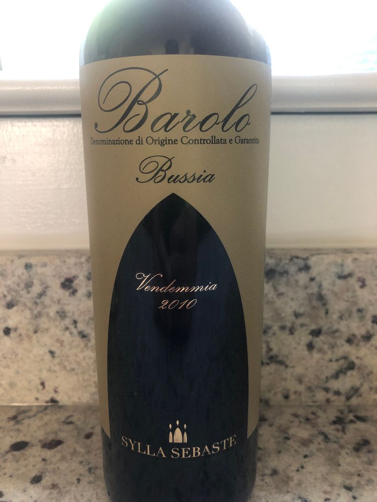 2010 Sylla Sebaste Barolo Bussia, Italy, Piedmont, Langhe, Barolo ...