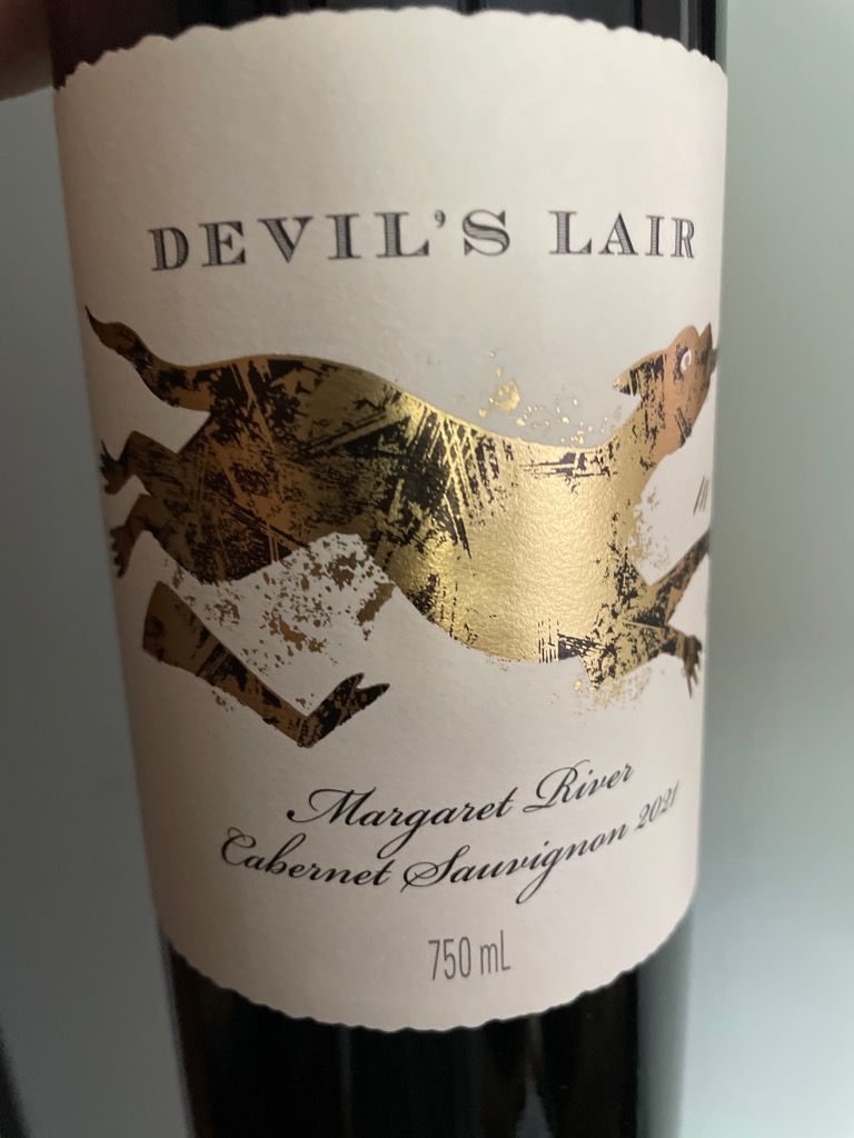 2021 Devil's Lair Cabernet Sauvignon, Australia, Western Australia ...