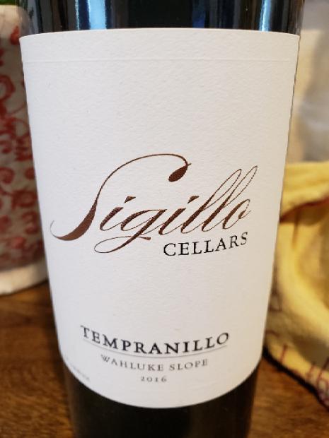 2015 Sigillo Cellars Tempranillo, USA, American - CellarTracker