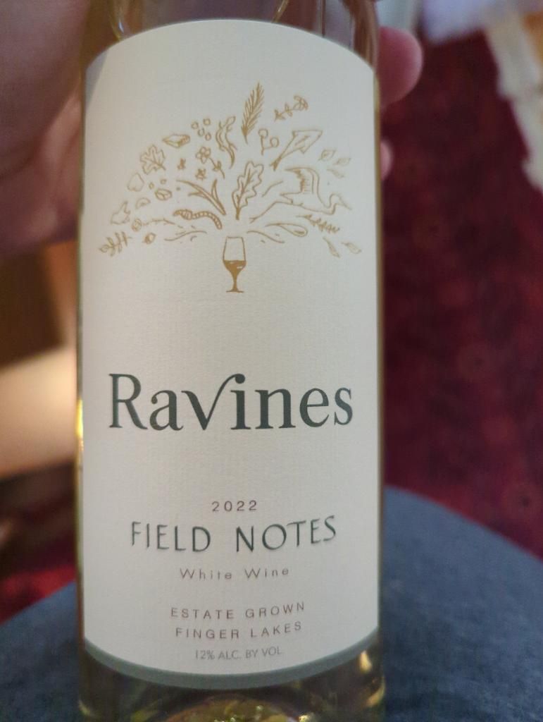 2022 Ravines Wine Cellars Field Notes Blanc, USA, New York, Finger ...