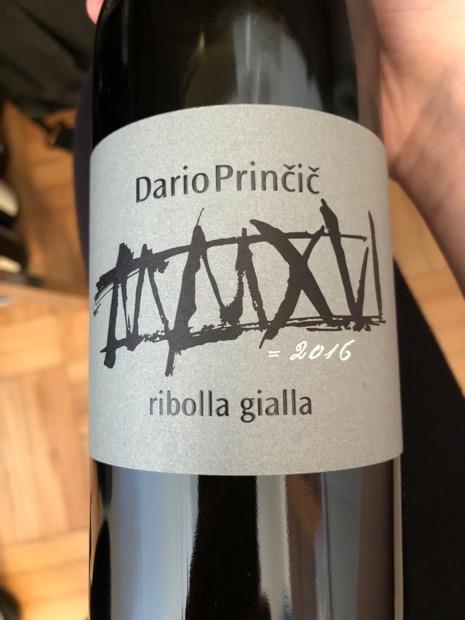 2016 Dario Princic Ribolla Gialla Venezia Giulia IGT, Italy, Friuli ...