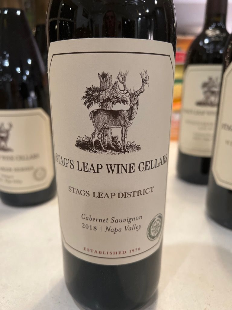 2019 Stag's Leap Wine Cellars Cabernet Sauvignon Stags Leap District ...