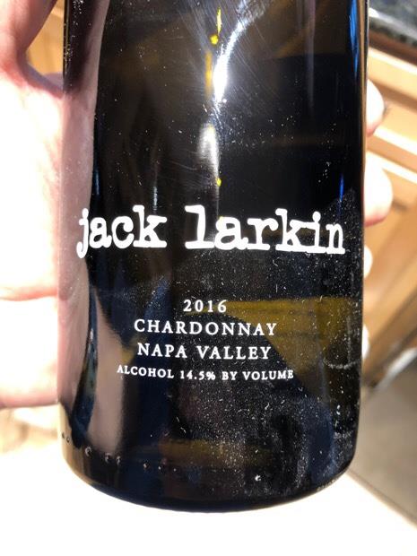 2018 Jack Larkin Chardonnay, USA, California, Napa Valley - CellarTracker