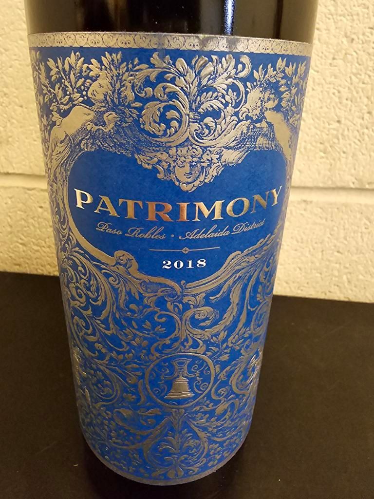 2018 Daou Vineyards Merlot Patrimony, USA, California, Central Coast ...