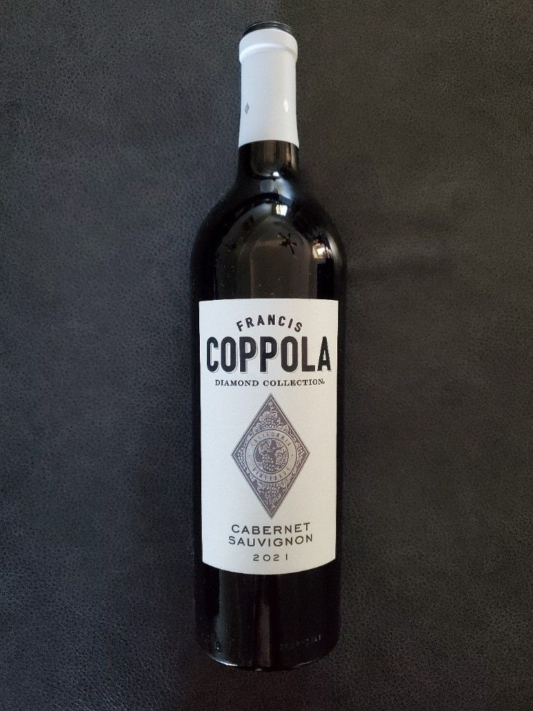 2021 Francis Ford Coppola Cabernet Sauvignon Diamond Collection Ivory Label, USA, California ...