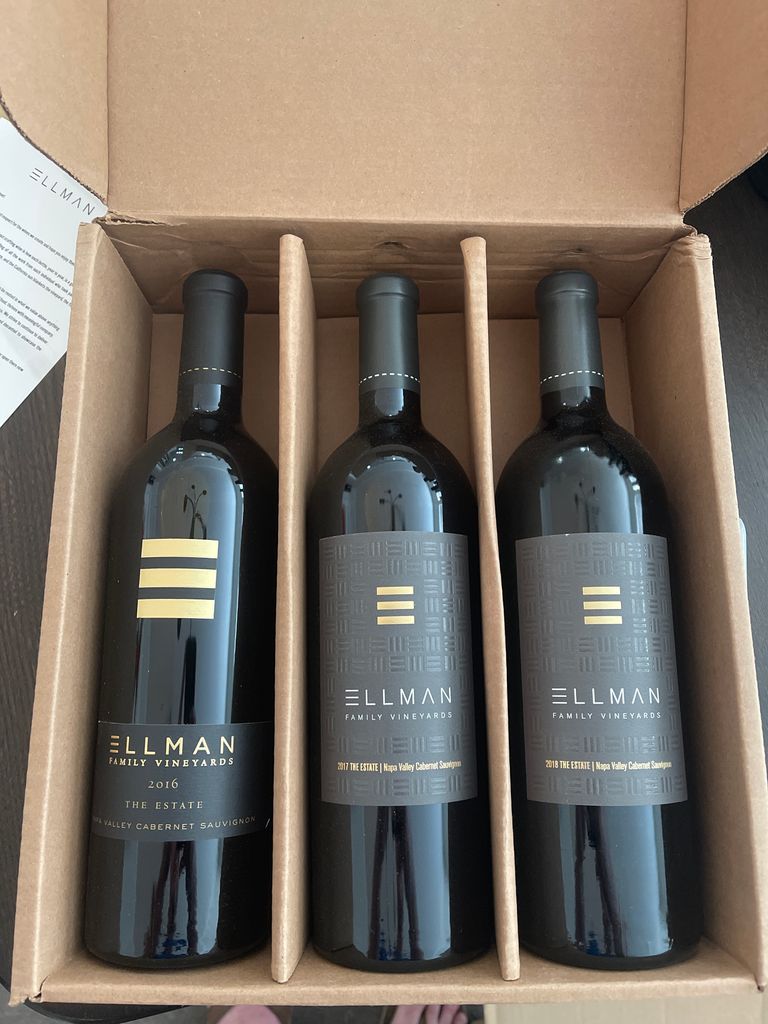 2016 Ellman Family Vineyards Cabernet Sauvignon Estate, USA, California ...