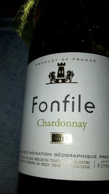 2015 Les Vignobles Foncalieu Vin de Pays d'Oc Fonfile Chardonnay ...