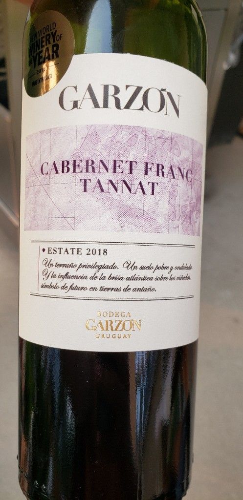2018 Bodega Garzón Cabernet Franc-Tannat, Uruguay, Maldonado ...