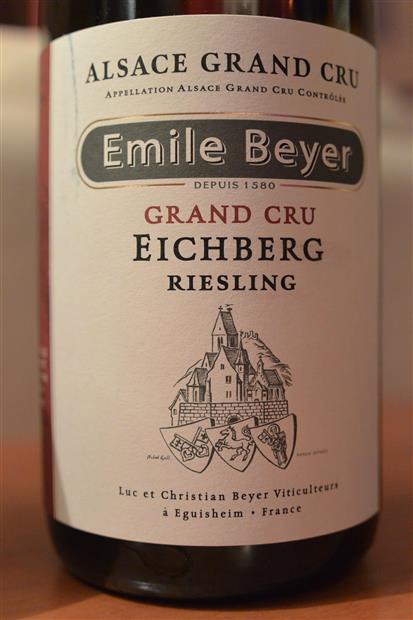 2014 Emile Beyer Riesling Eichberg, France, Alsace, Alsace Grand Cru ...