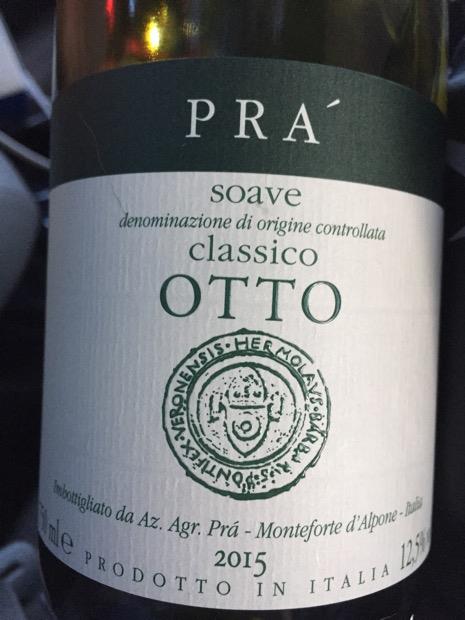 2015 Prà Soave Classico Otto, Italy, Veneto, Soave Classico - CellarTracker