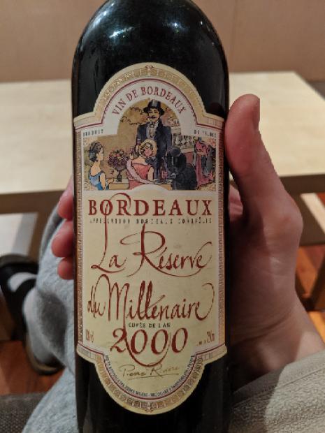 2000 Pierre Riviere La Reserve du Millenaire, France, Bordeaux ...