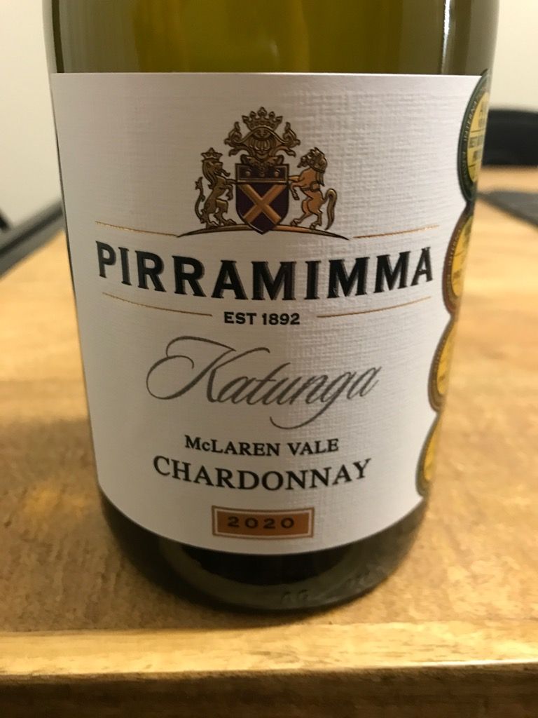 2020 Pirramimma Chardonnay Katunga, Australia, South Australia ...