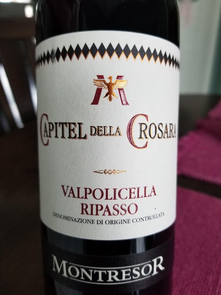 2018 Giacomo Montresor Ripasso della Valpolicella Capitel della Crosara ...