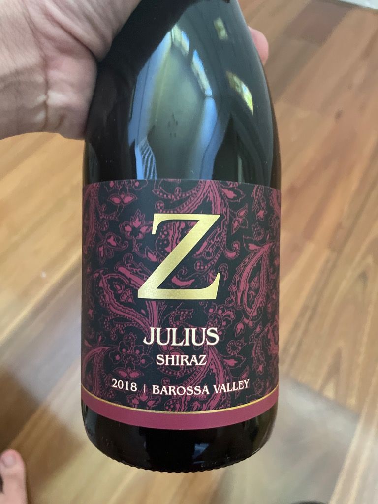 2018 Z wine Shiraz Julius, Australia, South Australia, Barossa, Barossa ...