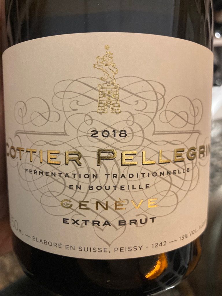 NV Jean-Pierre Pellegrin Cuvée Cottier Pellegrin Brut, Switzerland ...