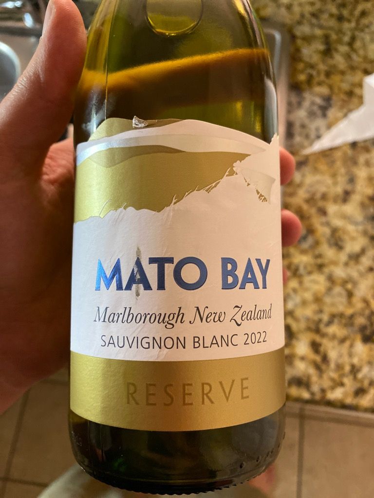 2022 Mato Bay Sauvignon Blanc Reserve, New Zealand, South Island ...