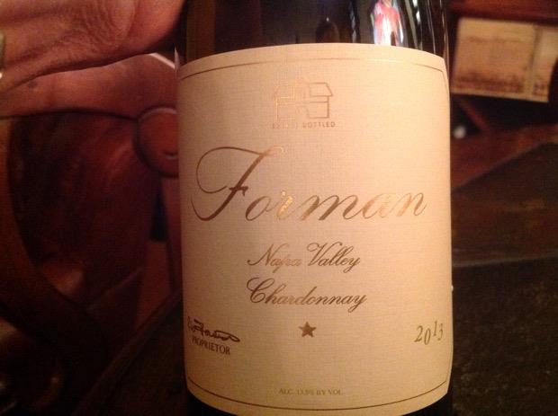 2013 Forman Chardonnay, USA, California, Napa Valley - CellarTracker