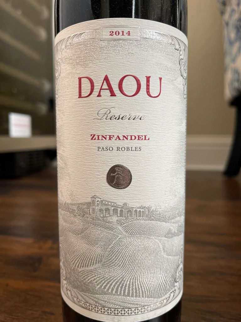 2014 Daou Vineyards Zinfandel Reserve, USA, California, Central Coast ...