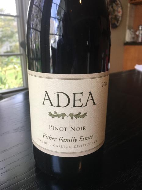2015 Adea Pinot Noir Fisher Family Estate, USA, Oregon, Willamette ...