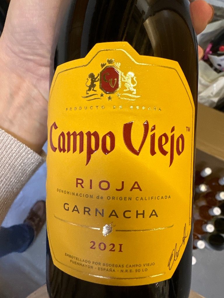 2021 Campo Viejo Garnacha Rioja, Spain, La Rioja, Rioja - CellarTracker
