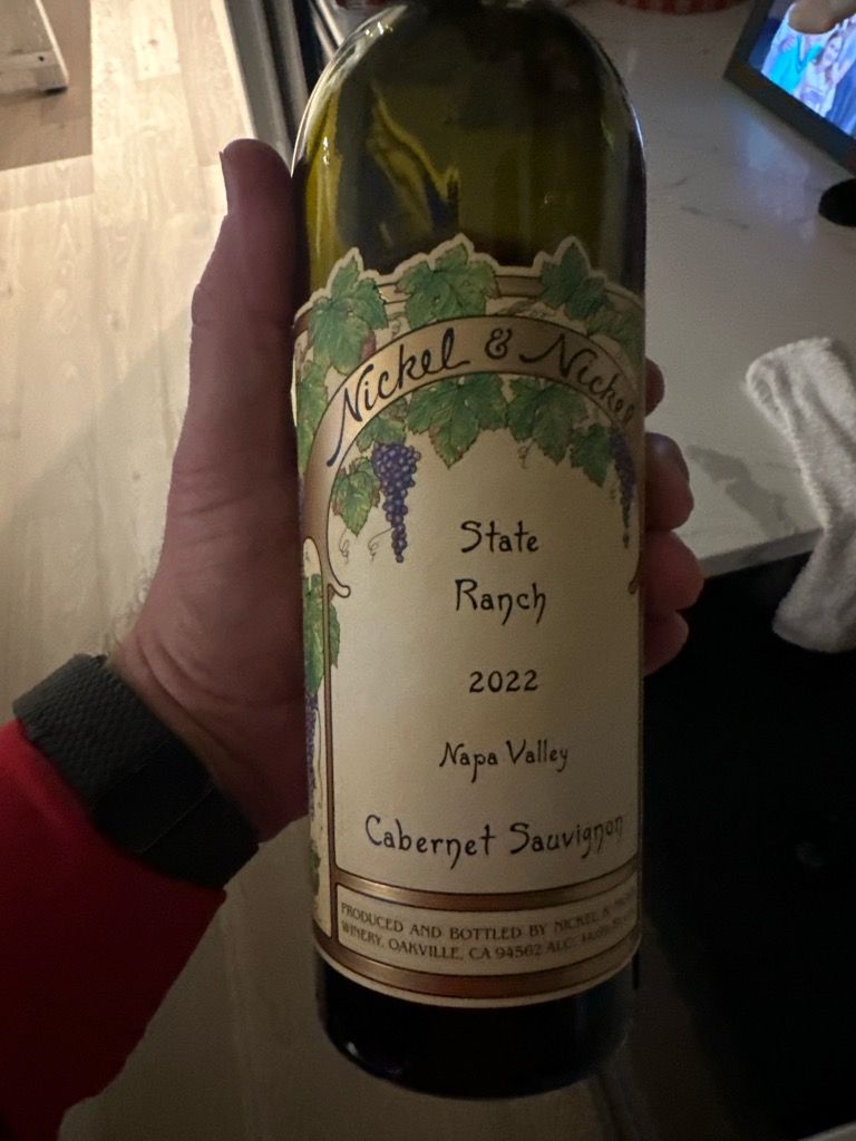 2022 Nickel & Nickel Cabernet Sauvignon State Ranch, USA, California ...