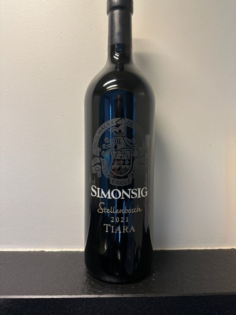 2021 Simonsig Tiara, South Africa, Coastal Region, Stellenbosch ...