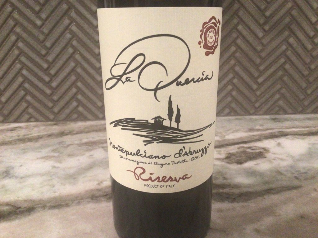 2018 La Quercia Montepulciano d'Abruzzo Riserva, Italy, Abruzzi ...