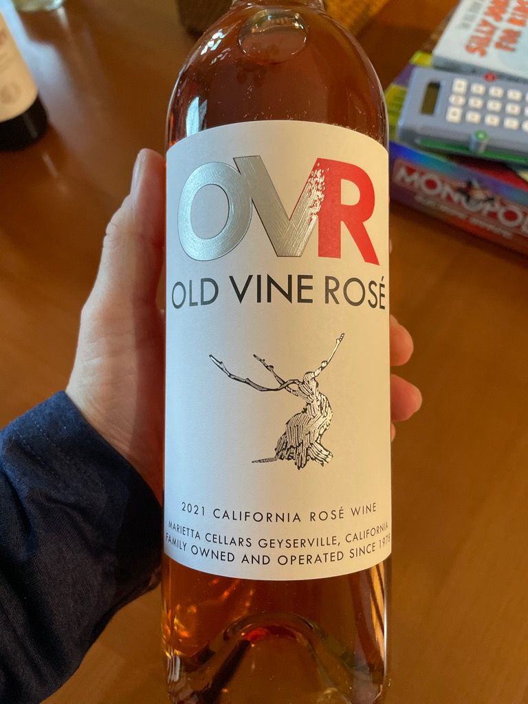 2022 Marietta Cellars OVR Old Vine Rosé, USA, California - CellarTracker
