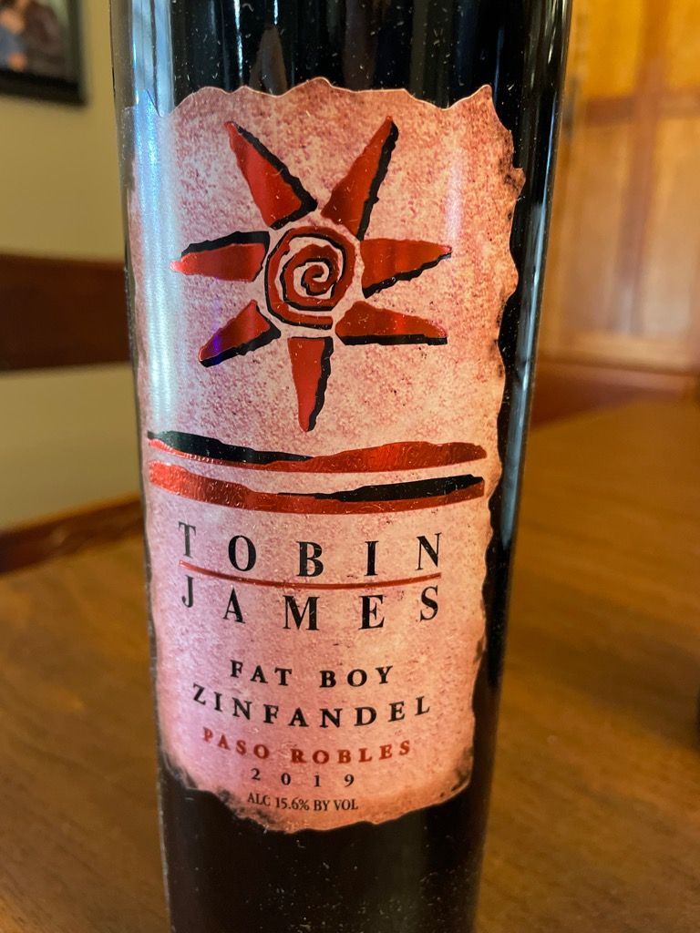 2019 Tobin James Zinfandel Fat Boy, USA, California, Central Coast, Paso Robles - CellarTracker