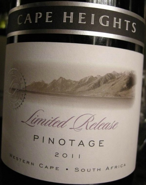 2011 Cape Heights Pinotage Limited Release, South Africa, Western Cape ...
