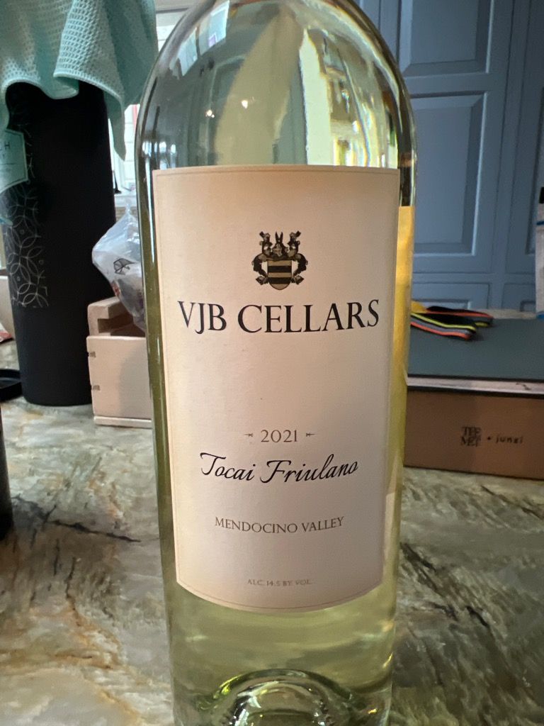 2021 VJB Tocai Friulano, USA, California, North Coast, Mendocino County ...