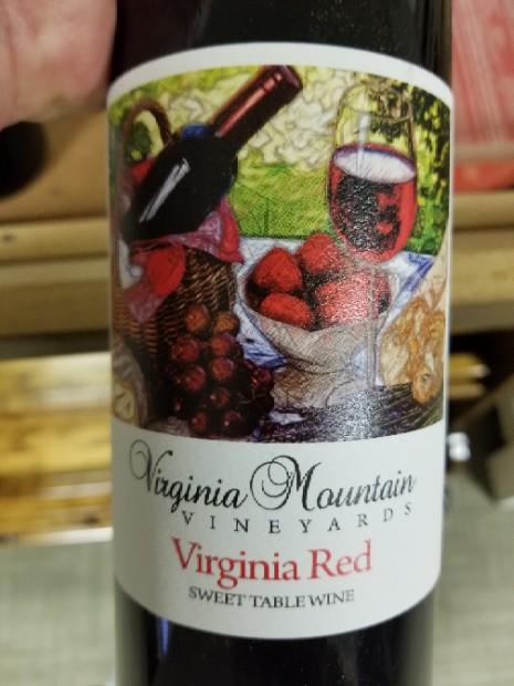 NV Virginia Mountain Vineyards Virginia Red, USA, Virginia, Northern ...