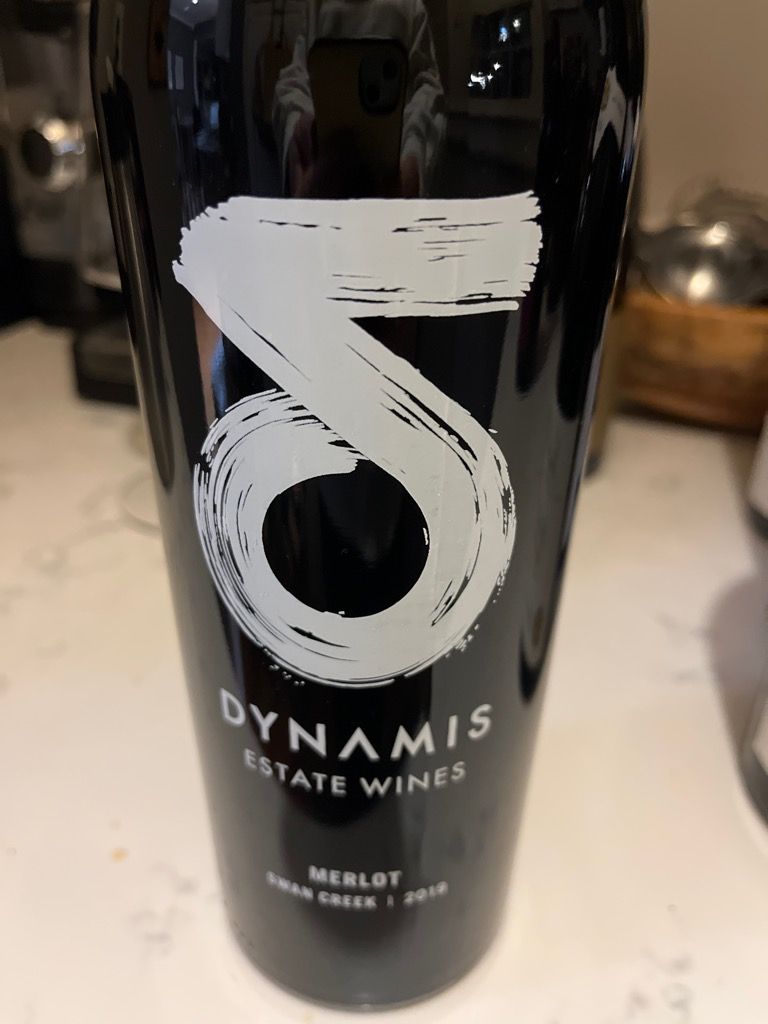 2019 Dynamis Estate Wines Merlot, USA, North Carolina, Swan Creek ...