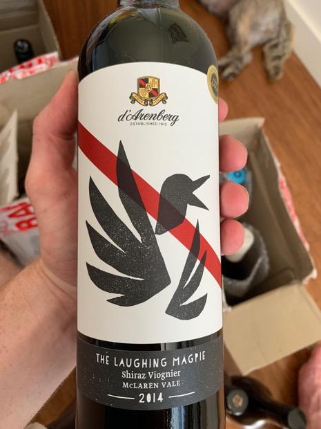 2014 d'Arenberg The Laughing Magpie Shiraz-Viognier, Australia, South ...
