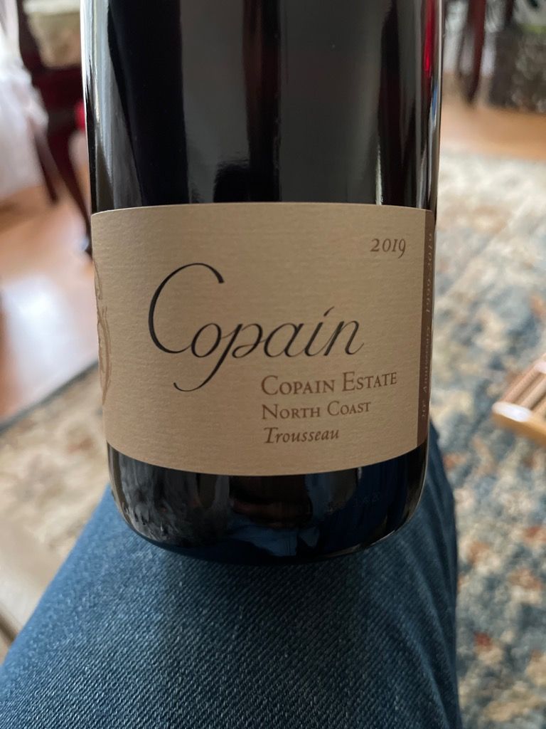 2020 Copain Trousseau, USA, California, North Coast - CellarTracker