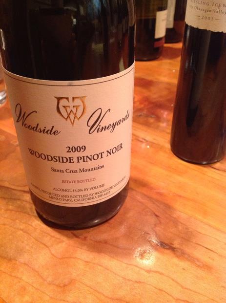 2009 Woodside Vineyards Pinot Noir Estate, USA, California, Santa Cruz ...