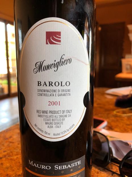 2001 Mauro Sebaste Barolo La Serra, Italy, Piedmont, Langhe, Barolo ...