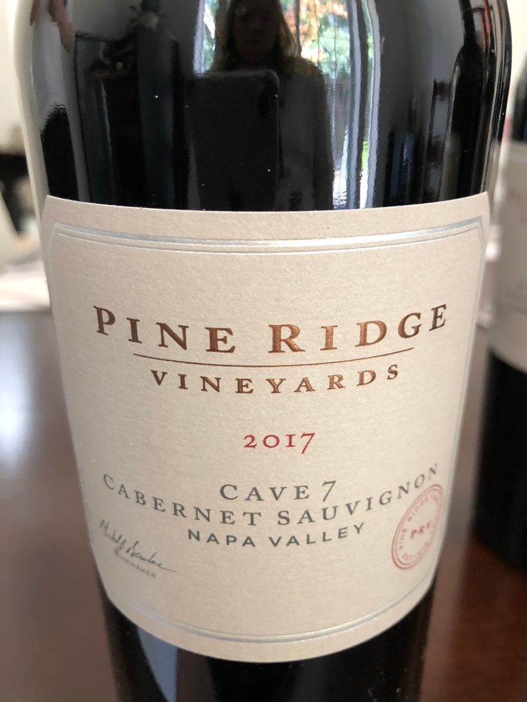 2017 Pine Ridge Vineyards Cabernet Sauvignon Cave 7, USA, California ...