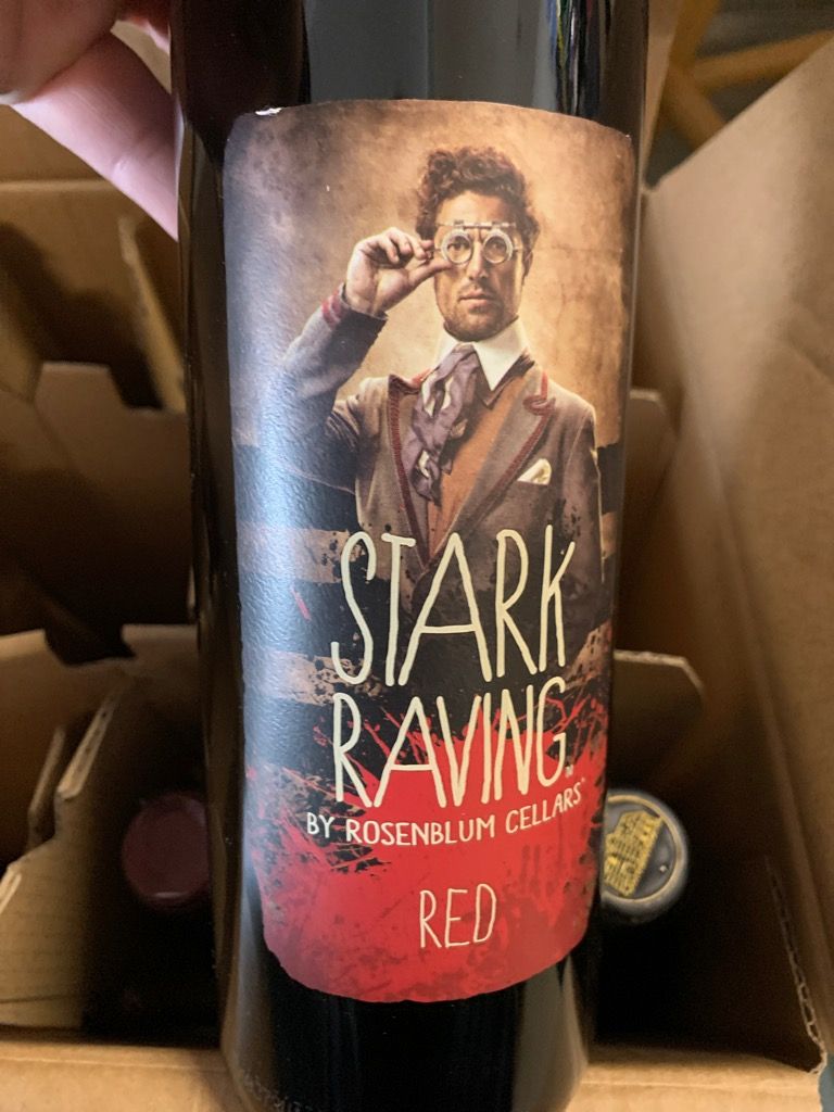 2014 Rosenblum Cellars Stark Raving, USA, California, Central Coast ...
