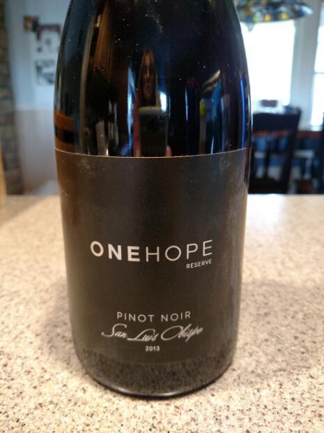 2016 One Hope Pinot Noir Reserve, USA, California, Central Coast, San ...