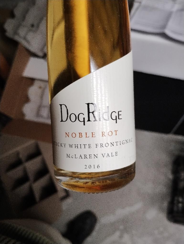 2016 DogRidge Frontignac Noble Rot Sticky, Australia, South Australia ...