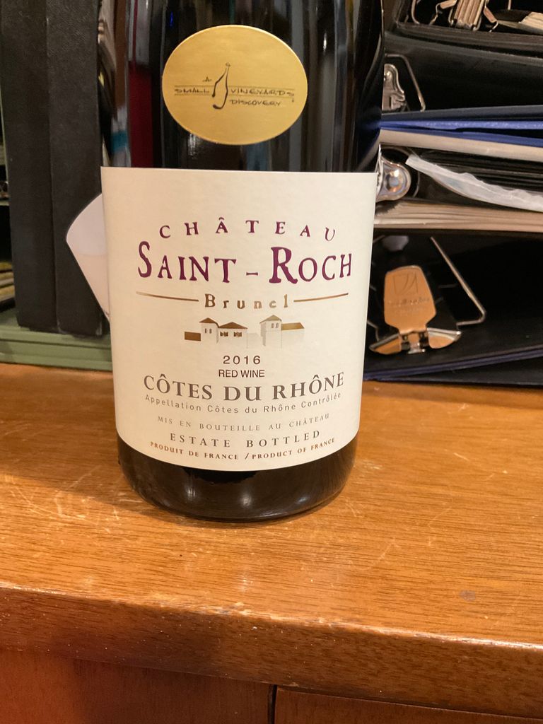 2016 Château Saint-Roch (Rhone) Côtes du Rhône, France, Rhône, Southern ...
