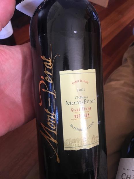 2001 Château Mont-Pérat, France, Bordeaux, Entre-Deux-Mers, Premières ...