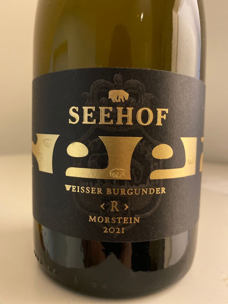 2021 Weingut Seehof Westhofener Morstein Weissburgunder trocken R ...