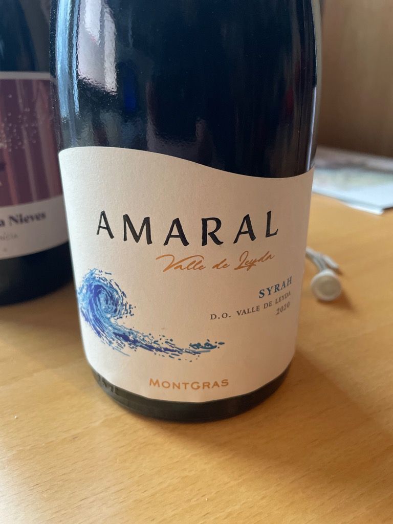 2020 MontGras Syrah Amaral, Chile, San Antonio Valley, Leyda Valley ...