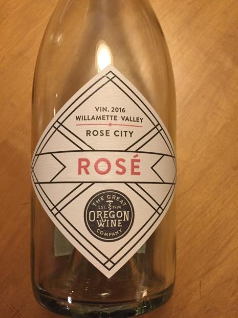 2016 The Great Oregon Wine Company Pinot Noir Rose City Rose, USA ...