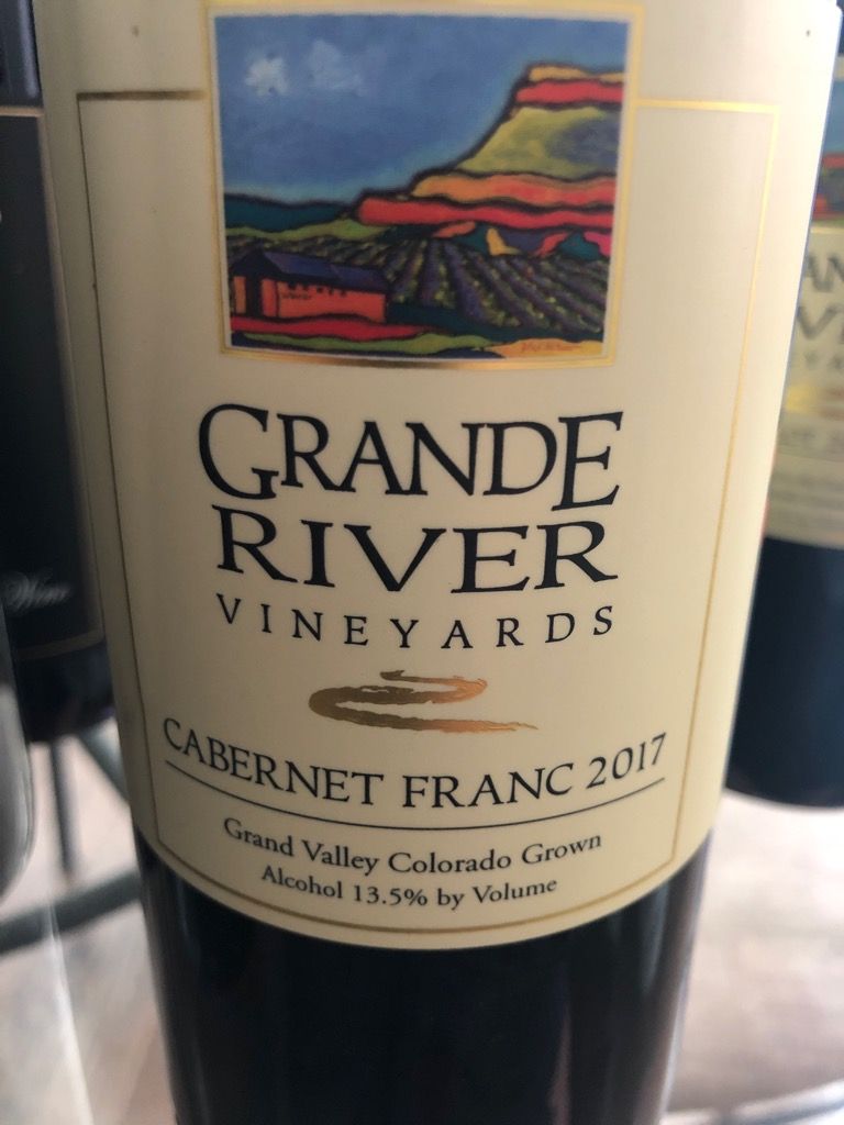 2019 Grande River Vineyards Cabernet Franc, USA, Colorado, Grand Valley ...