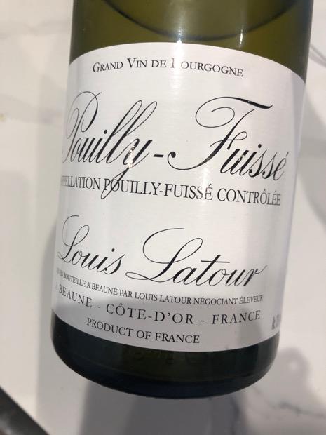 2017 Louis Latour Pouilly-Fuissé, France, Burgundy, Mâconnais, Pouilly ...