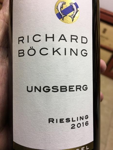 2020 Richard Bocking Trarbacher Ungsberg Riesling Alte Reben, Germany ...