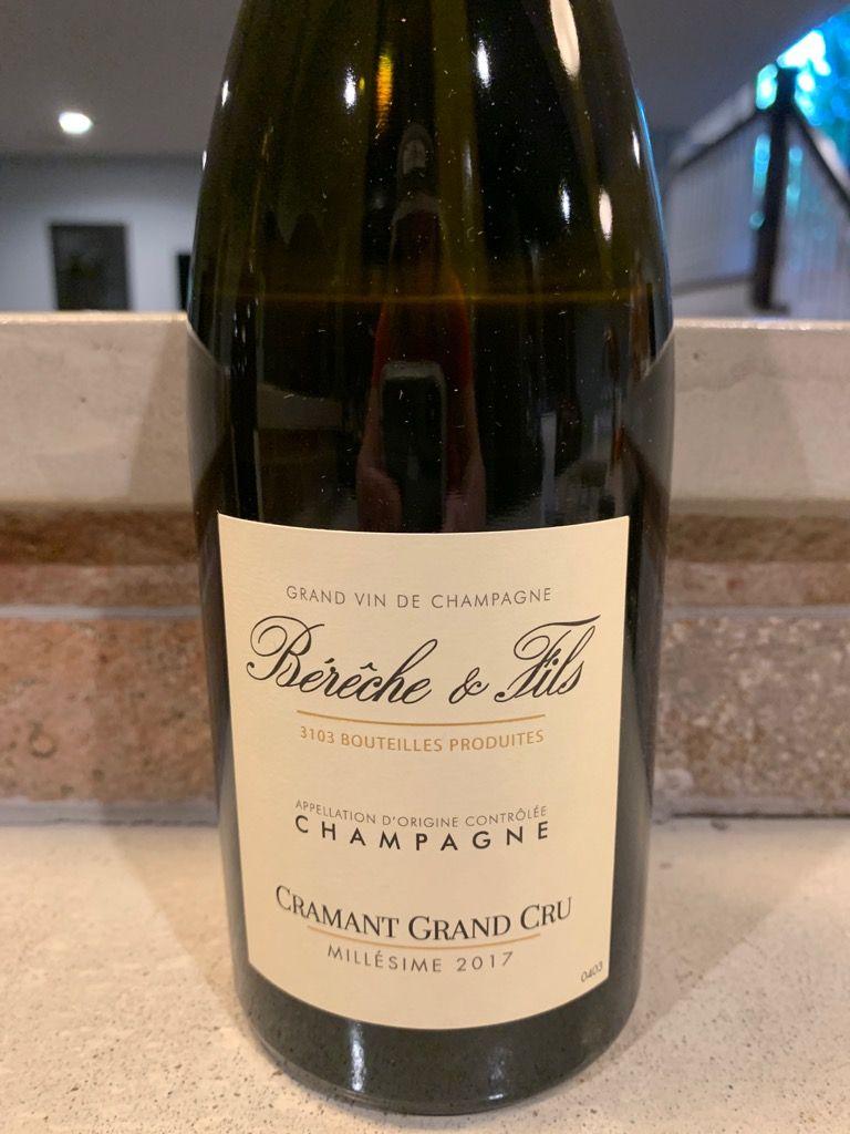 2017 Bérêche et Fils Champagne Grand Cru Blanc de Blancs Extra Brut ...